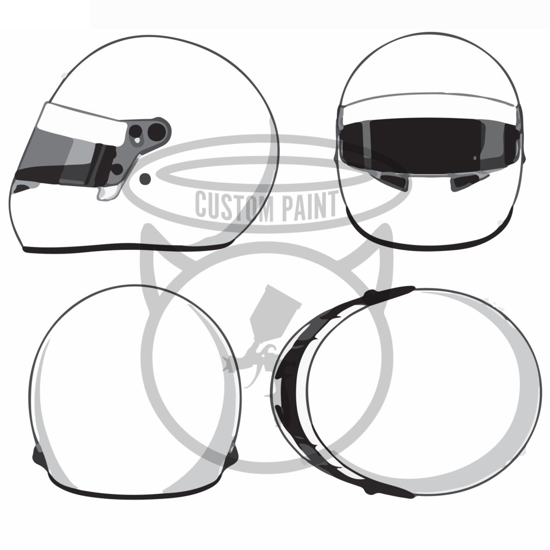 HELMET DESIGN TEMPLATE - Custom Paint